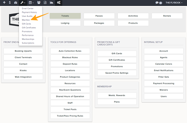 Tools | Manifest Report – The Flybook