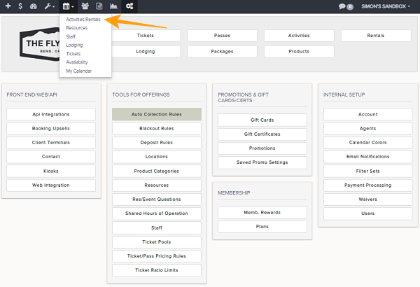 Calendar | Activity/Rental – The Flybook