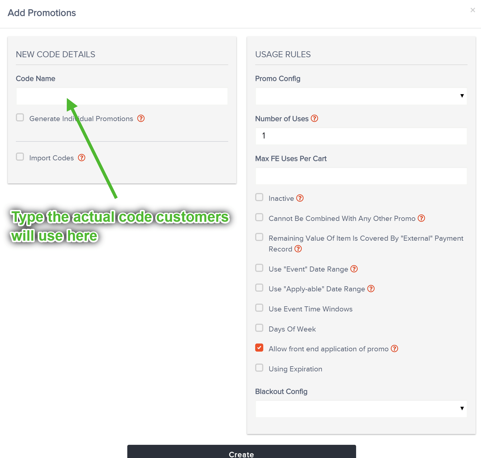 Promotions | Adding Promo Codes – The Flybook