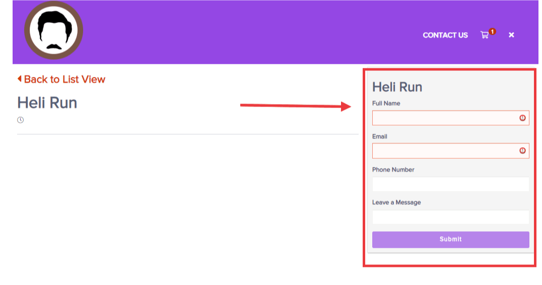 Setting Up Contact Form Only on Front End / Pause Front-End Bookings ...