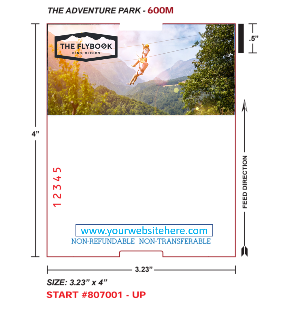 Tickets | Ordering Tickets for Zebra Printer – The Flybook