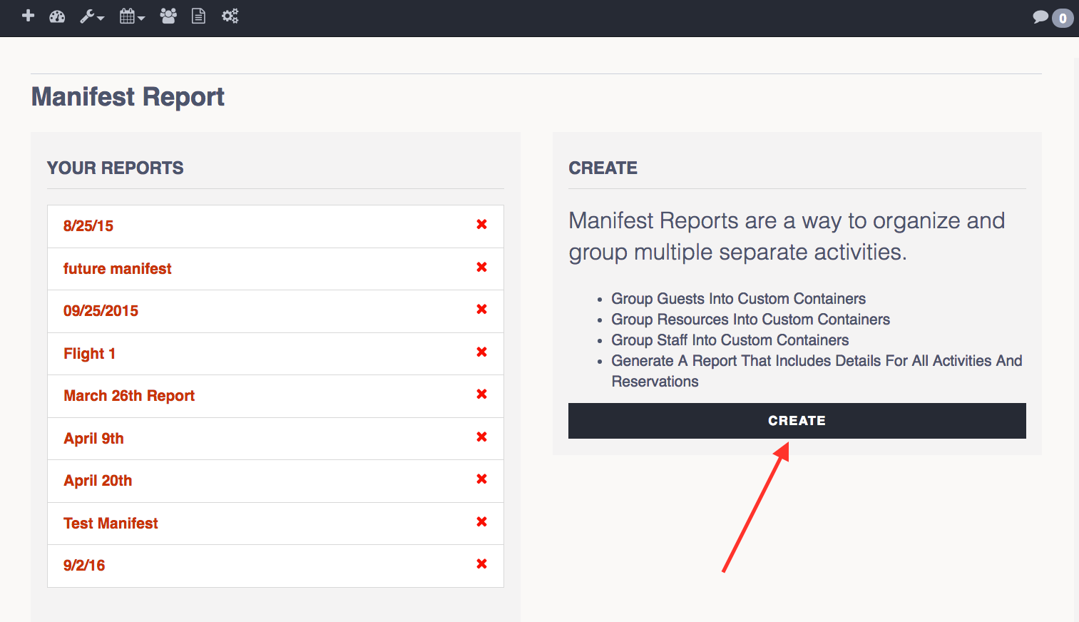 Tools | Manifest Report – The Flybook